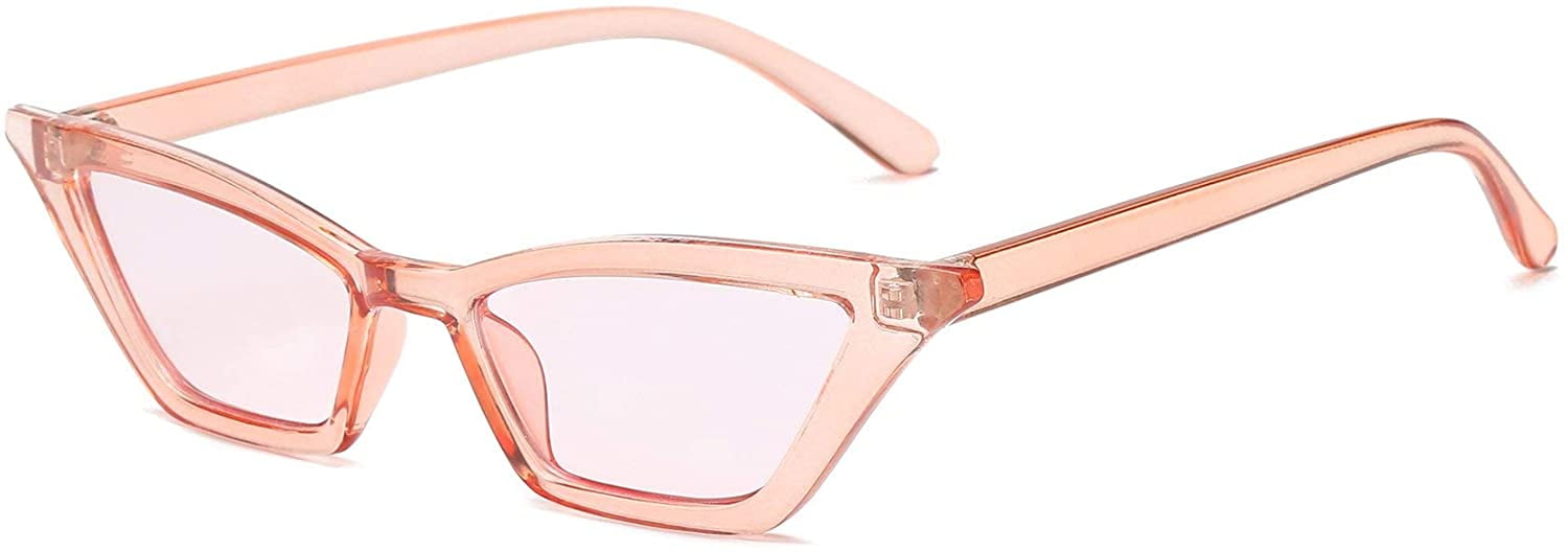 FEISEDY Small Cat Eye Sunglasses Vintage Square Shade Women Eyewear B2291 - Walmart.com