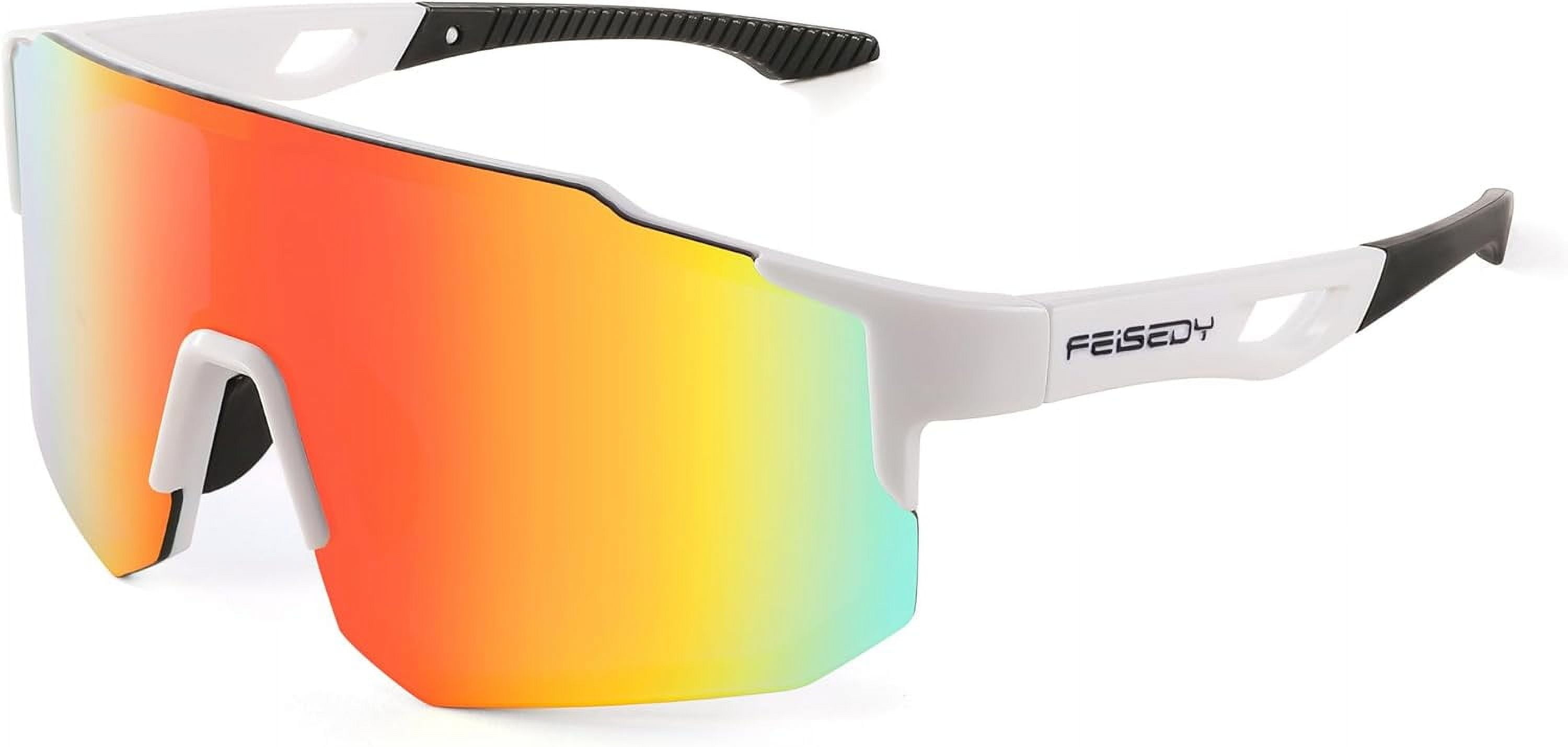 FEISEDY Sports Sunglasses for Men, Women and Teens - Baseball, Biking, Cycling UV400 Protection ...