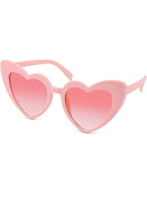 Shop Heart-Shaped Sunglasses in Bright Colors for Fashion and Fun