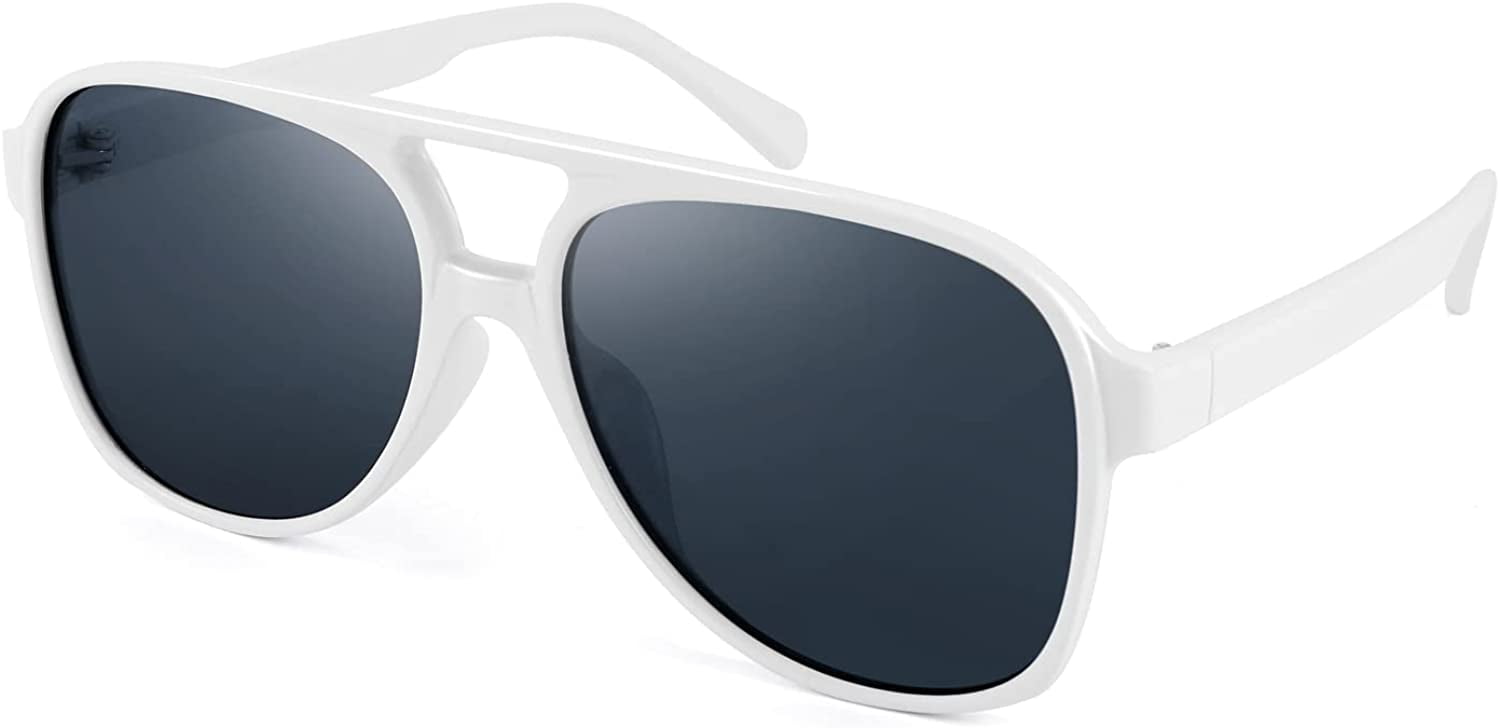 FEISEDY Vintage Retro 70s Plastic Aviator Sunglasses Women Men Classic ...