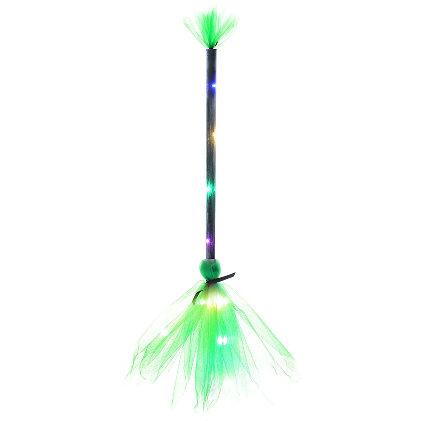 FEISHENTT 2025 Halloween Broom With LED Light,Luminous floating witch ...