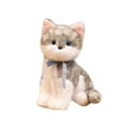 FEISHENTT Adorable Sitting Cat Stuffed Animal, Fluffy Pet Plush with ...