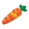 FEISHENTT Carrot Dog Toy - Soft Squeaky Natural Rubber Carrot Toy for ...
