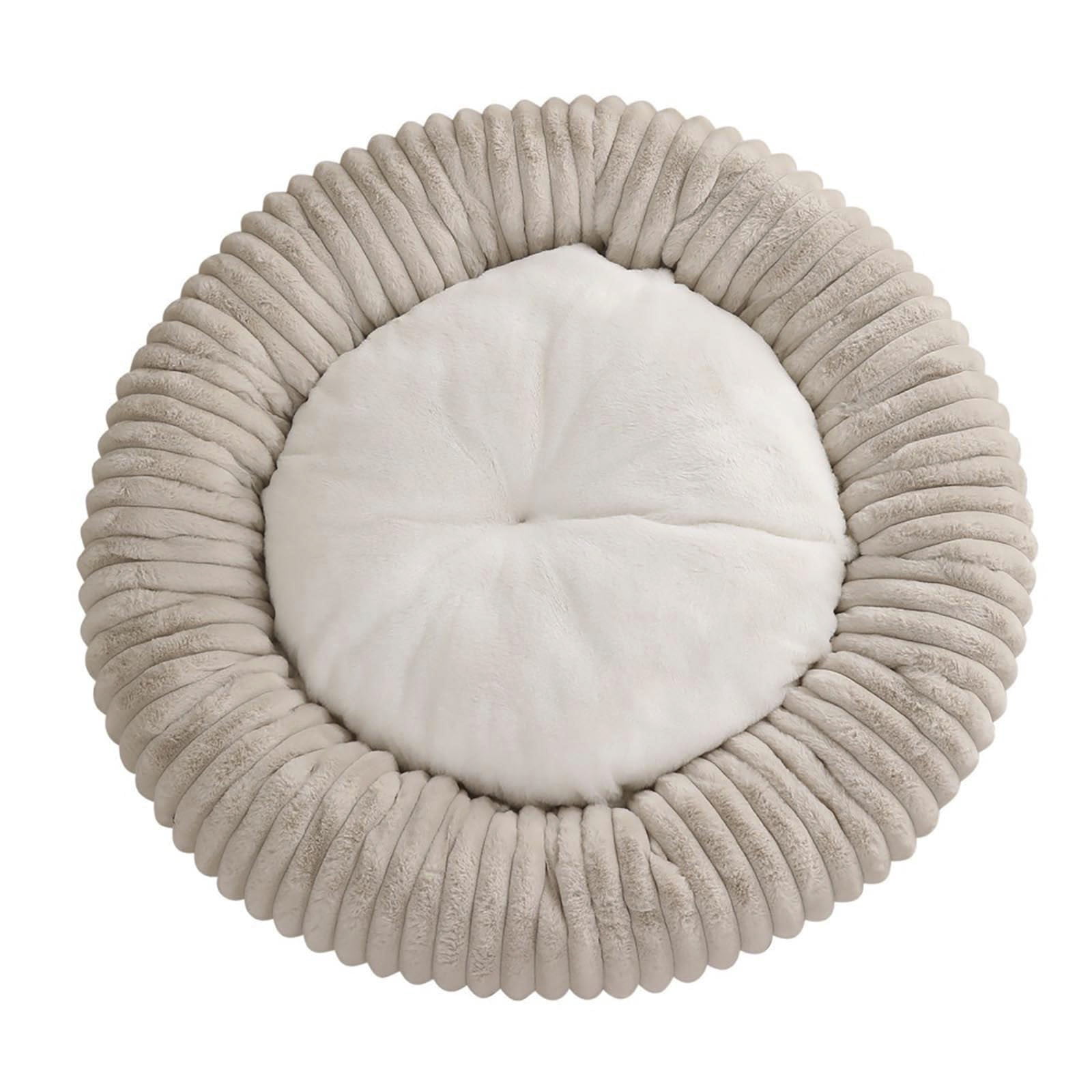 FEISHENTT Cat Beds for Indoor Cats, Machine Washable Orthopedic Donut ...