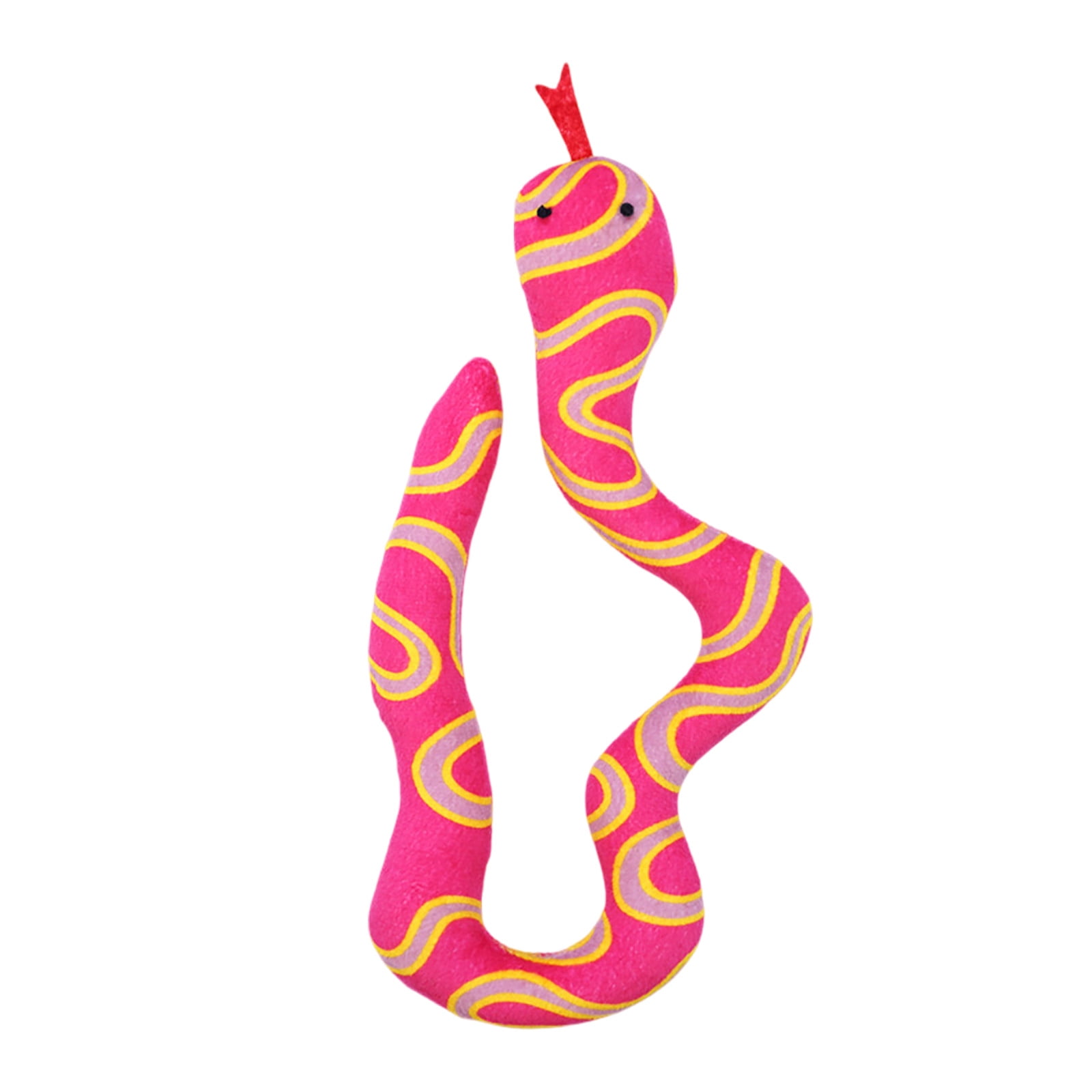 FEISHENTT Cat Catnip Snake Toy, Plush Interactive Chew Toy with Catnip ...