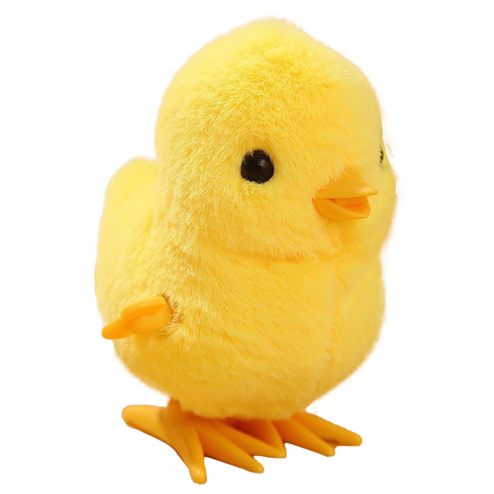 FEISHENTT Chick Stuffed Animal Chicken White, spring Powered Plush Toy ...