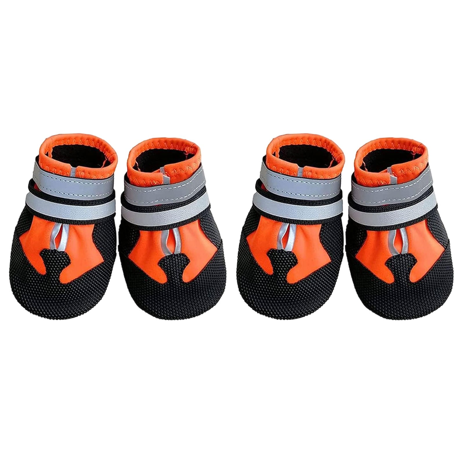 FEISHENTT Dog Shoes, Waterproof Anti-Slip Dog Boots Snow Boots with Two ...