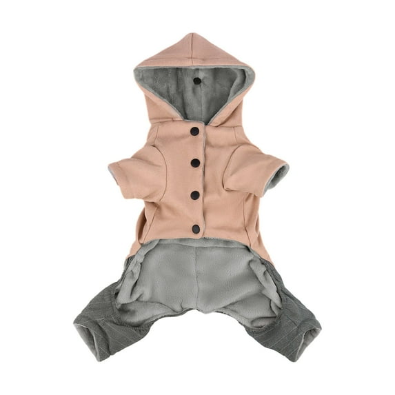 FEISHENTT Winter Dog Hoodie Warm Small Dog Sweatshirts with Pocket ...