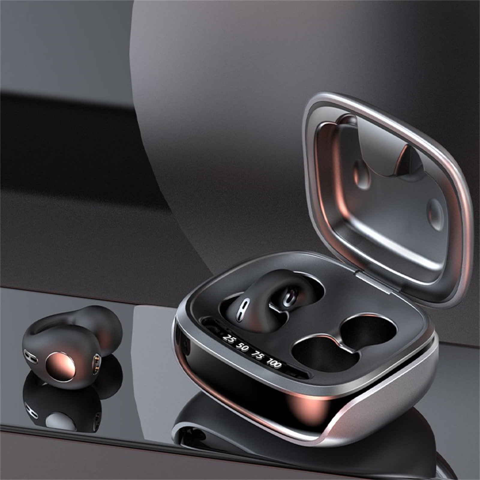 FEISHENTTJX80 Wireless Ear Clips Ear Buds Clip On Earbuds Open Ear ...