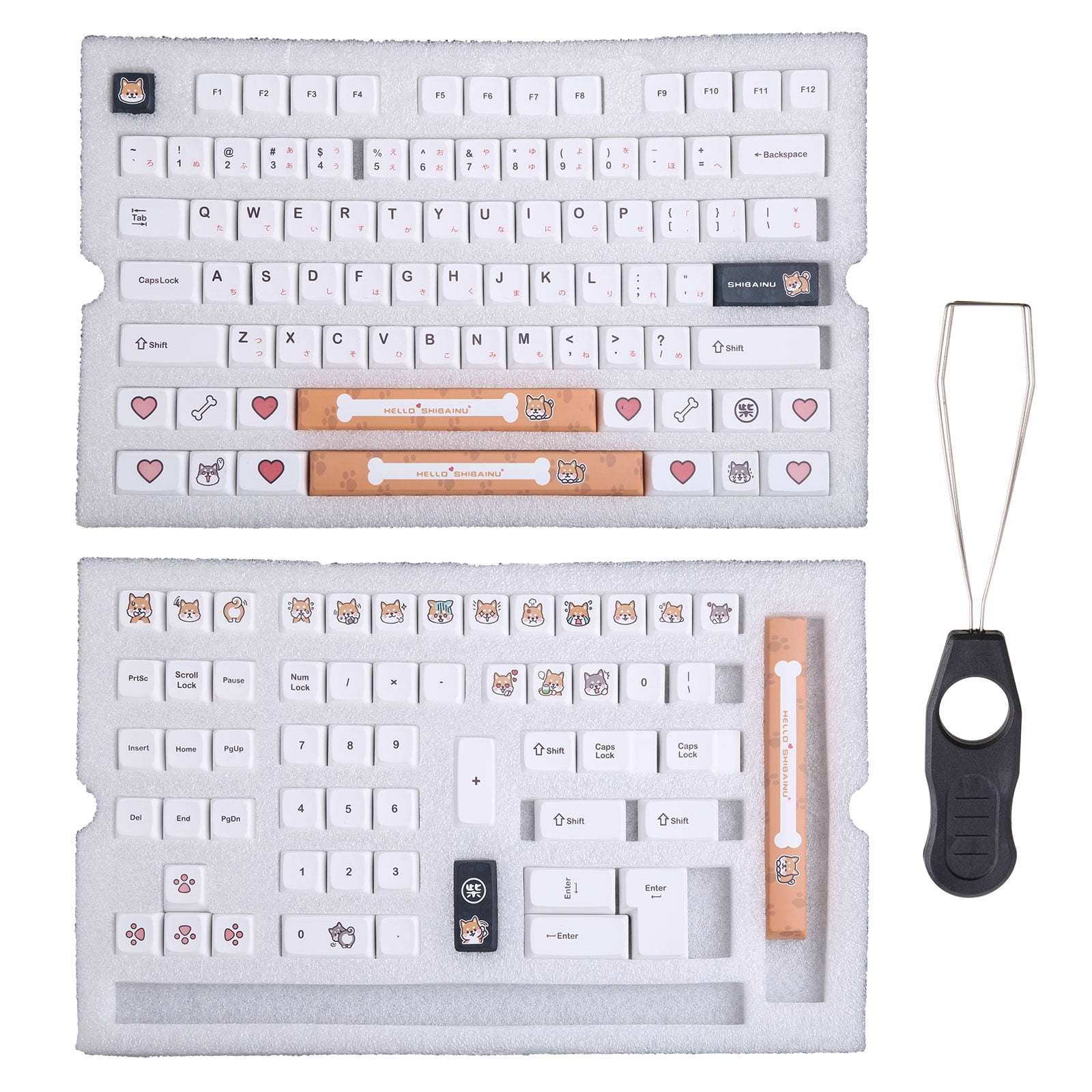 FEITIANWUGONG 116 Keys / Set XDA Profile for Key Dye Sublimation Keycap ...