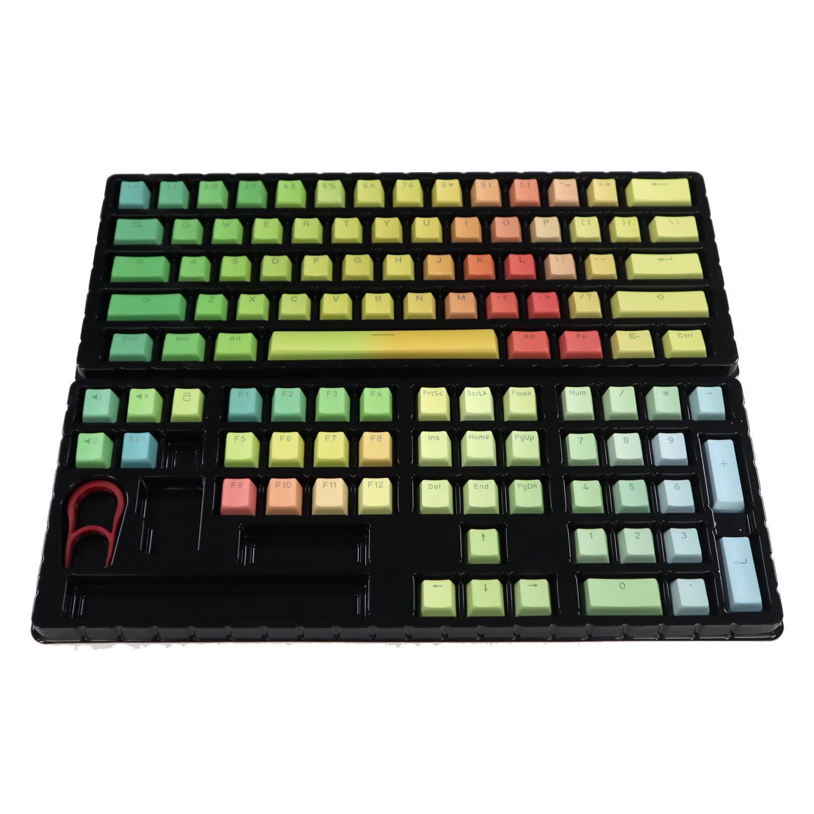 FEITIANWUGONG Mechanical Keyboard Backlit Keycaps 108PCS Keycap ...