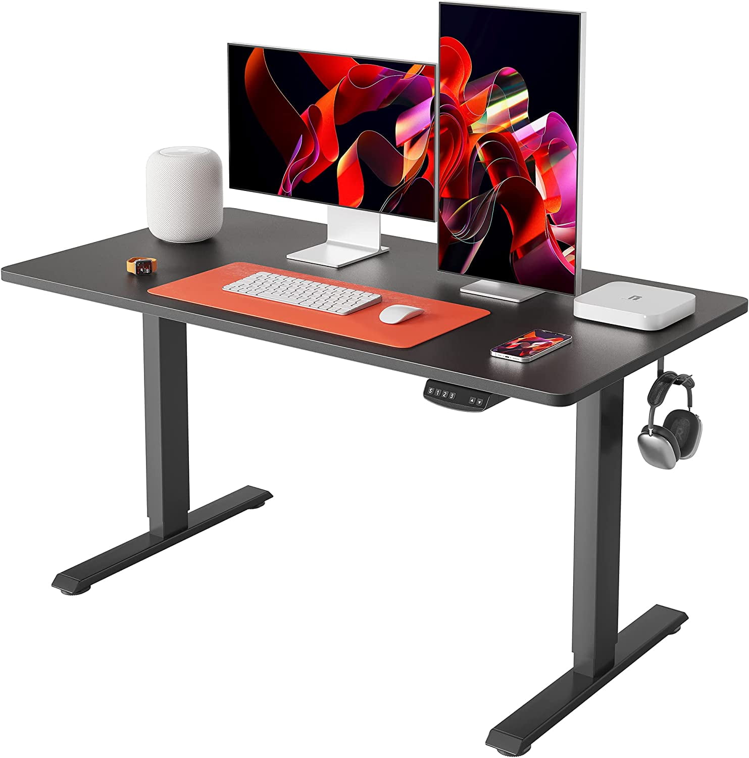 FEIZBO Whole-Piece Standing Desk Quick Install Electric Height ...