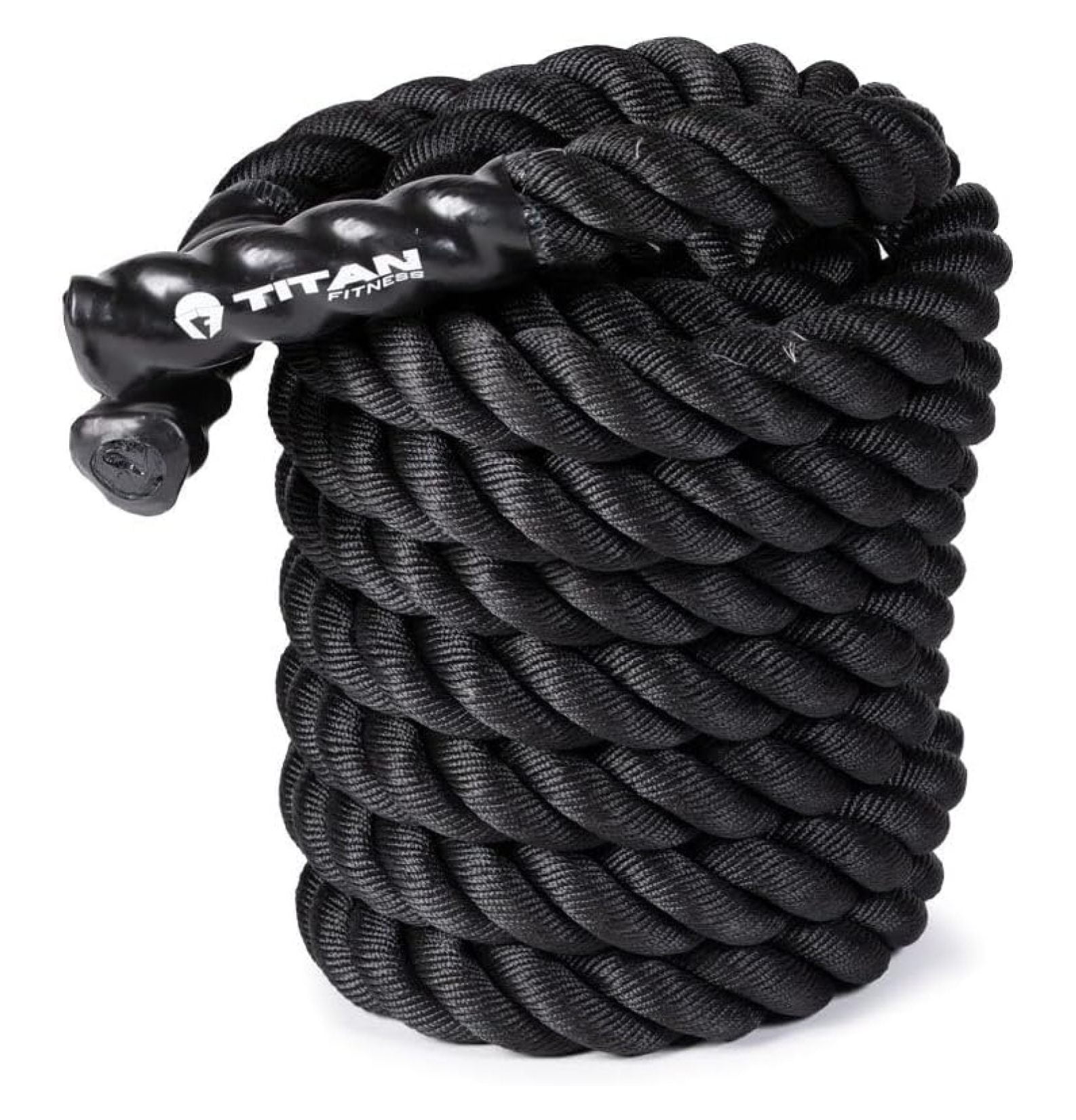 FEIZICRY Battle Rope 40ft x 2in, Dacron Heavy Rope for Home Gym ...