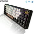 FEKER IK65 68 Keys RGB Bluetooth Mechanical Gaming Keyboard, 60% Programmable, Tactile Switch ...