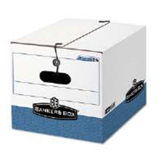 FEL0002501 Storage Box - White & Blue - Walmart.com