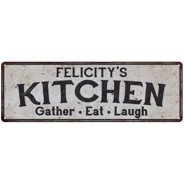 FELICITY's Kitchen Gift Rustic Chic Decor Gift 6x18 Sign 206180051911 ...