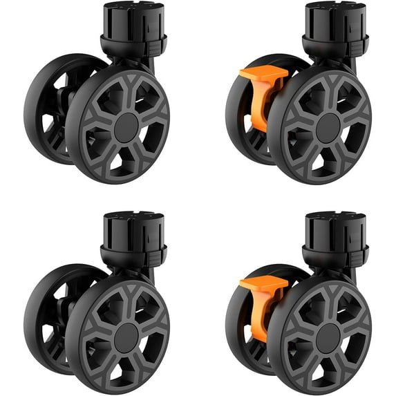 FELICON Heavy Duty Rotation Wheels Durable Wear-Resistant Noiseless ...