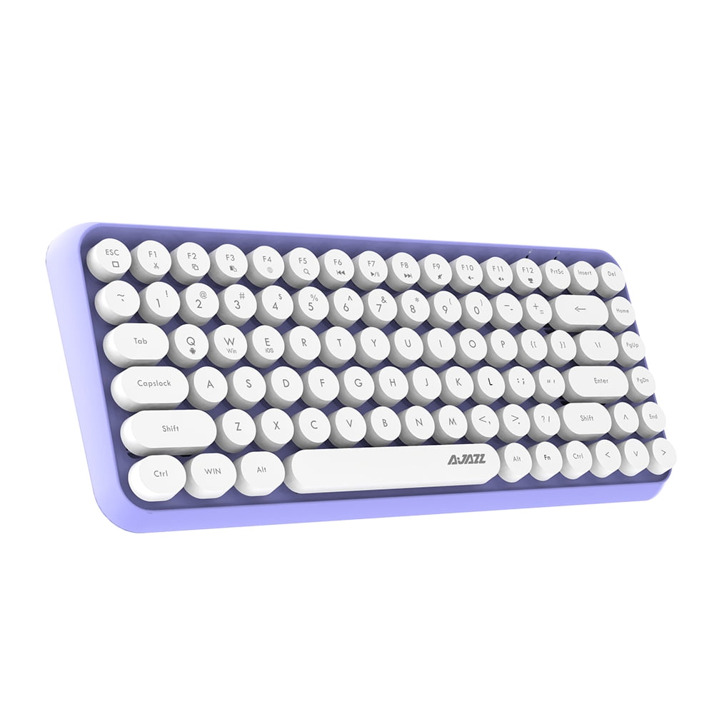 FELICON Wireless Bluetooth Keyboard Mini Portable 84-Key Keyboard ...