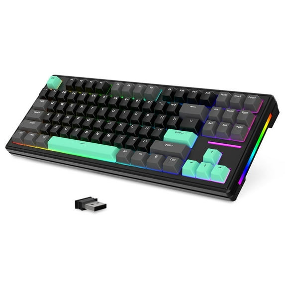 FELICON x Attack Shark TKL Mechanical Gaming Keyboard, Backlit Compact ...