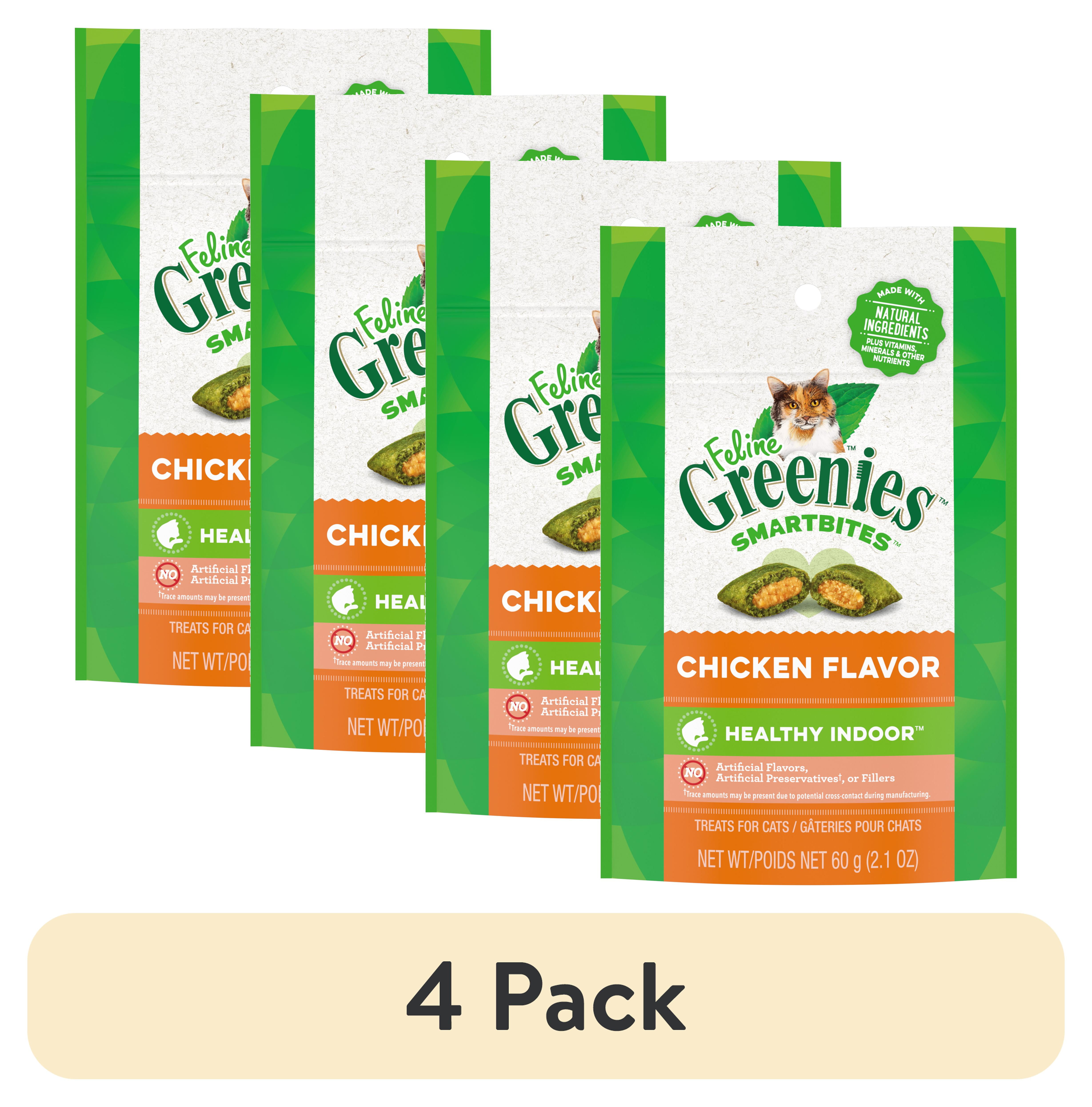 (4 pack) Feline Greenies Smartbites Healthy Indoor Natural Treats For ...