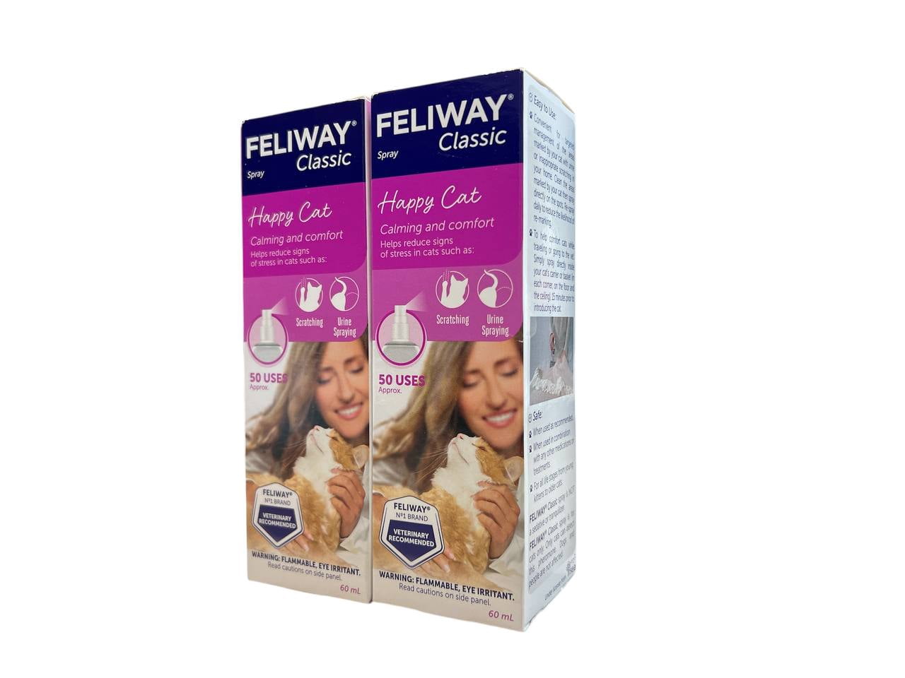 FELIWAY® Classic Cat Calming Spray, 60ml - Comforts Cats at Home and On ...