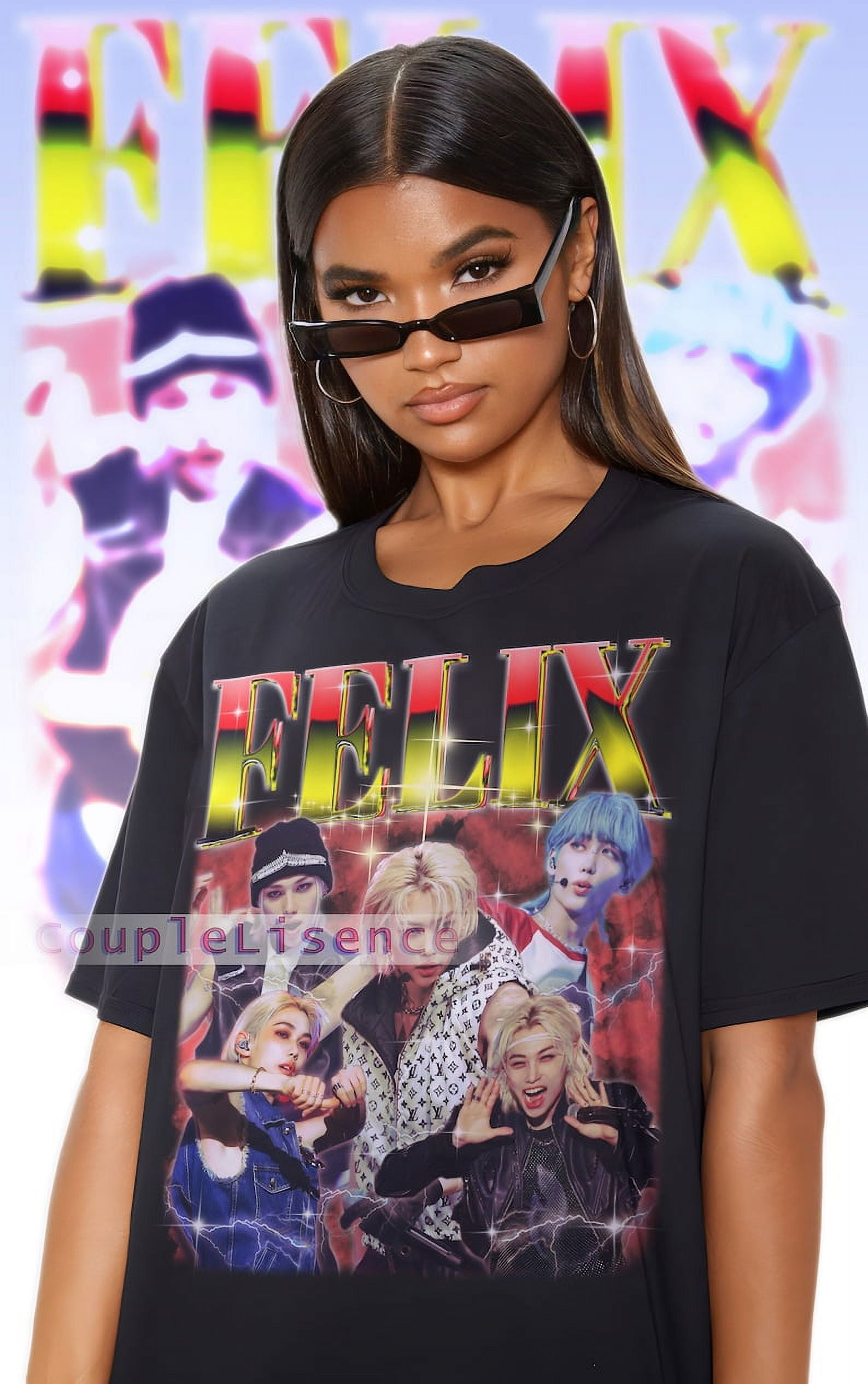 FELIX LEE - STRAYKIDS Shirt | Felix Lee Fan Tees | Felix Lee Retro ...