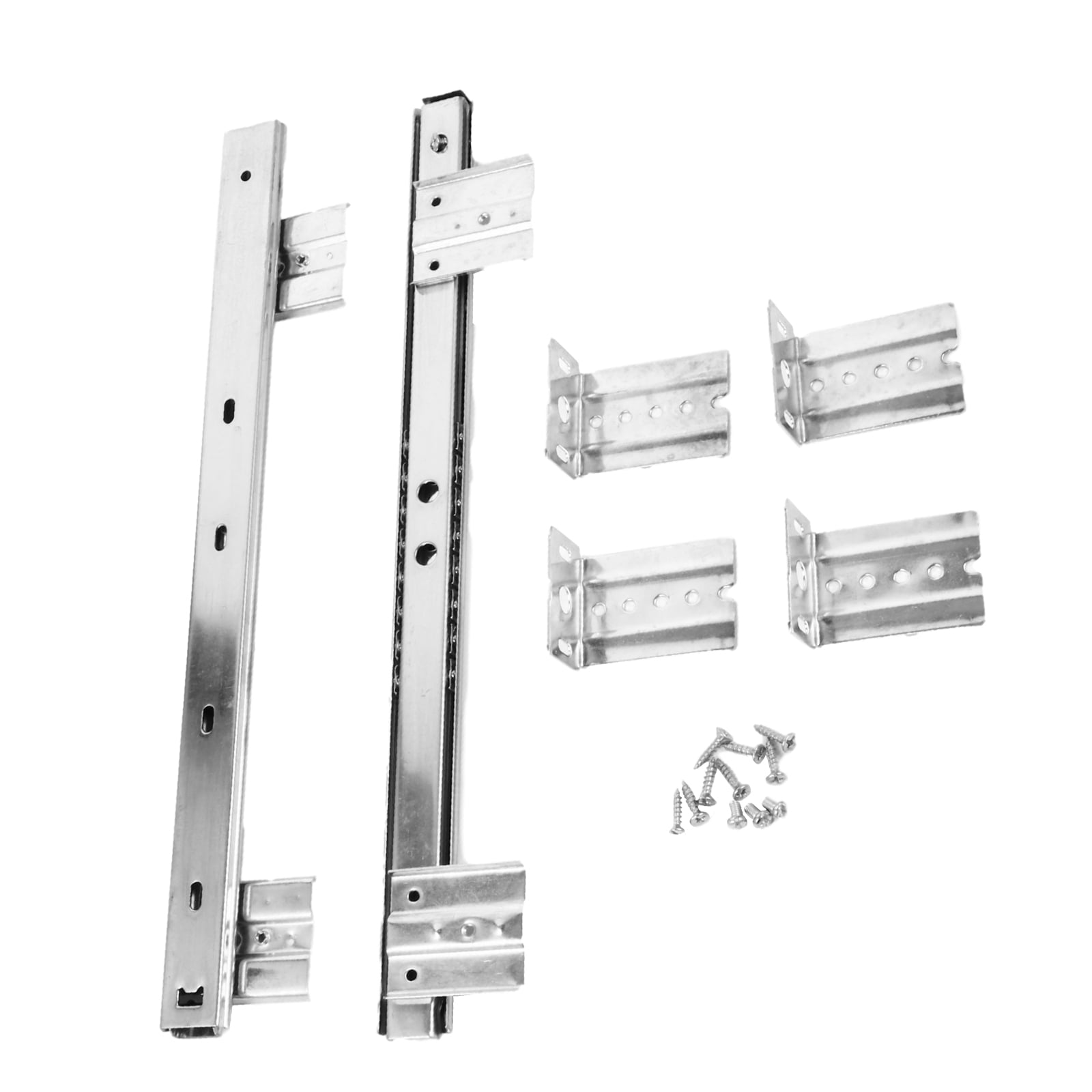 FELTECHELECTR 1 Pair Silver Heavy Duty Sliding Rail for Office Use 13 ...