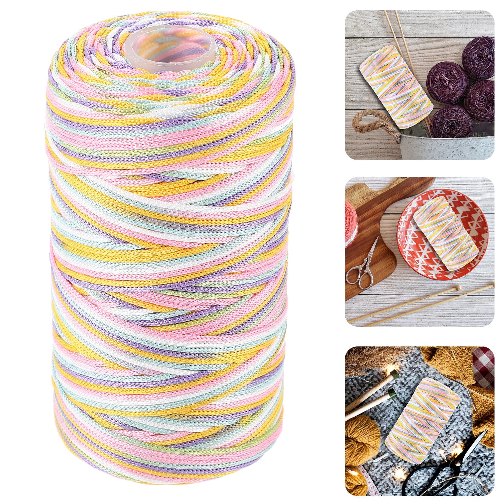FELTECHELECTR 1 Roll of Multi-function Knitting Yarn Ice Ramie Silk for ...