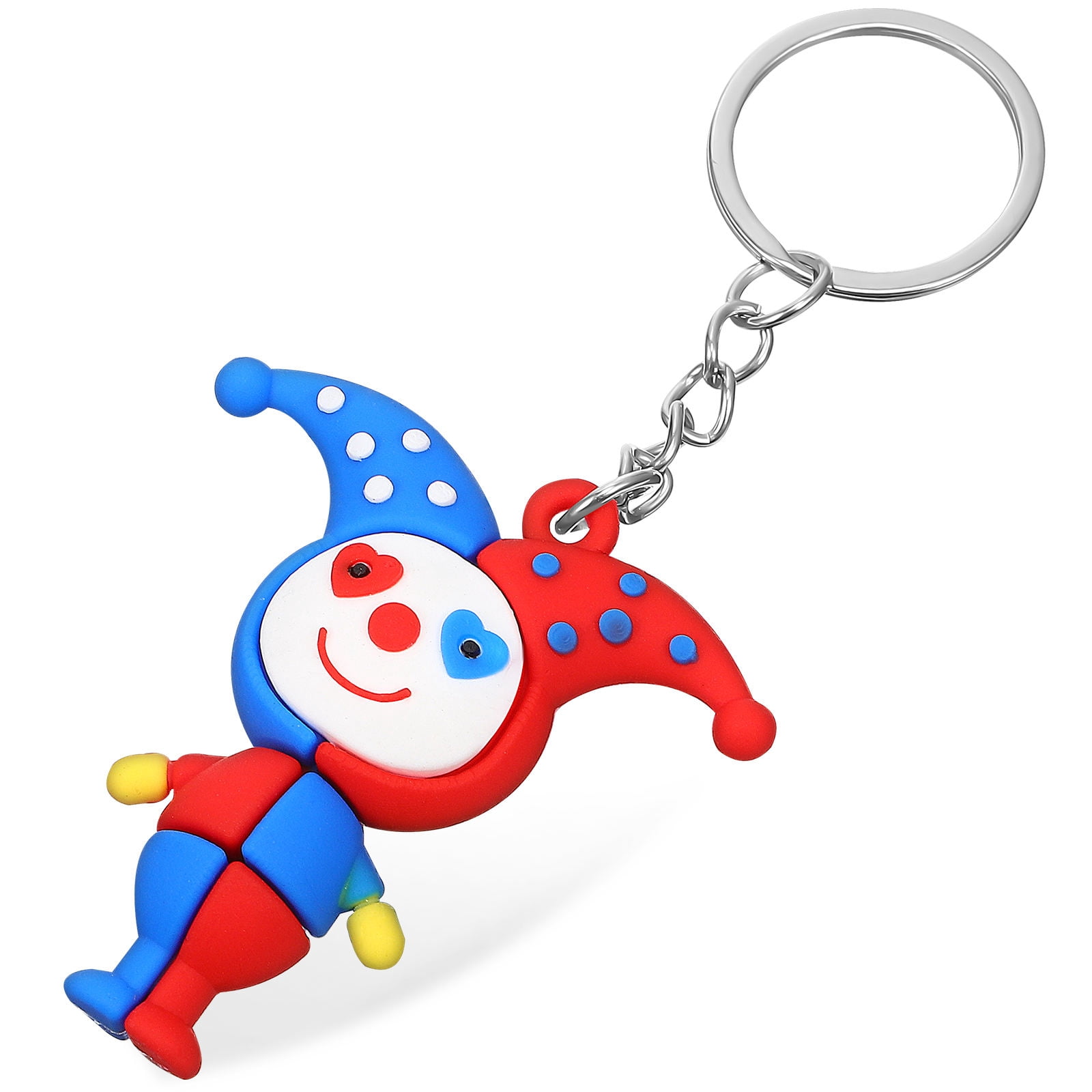 FELTECHELECTR 1 Set Cartoon Keychain Clown Shape Key Organizer for ...