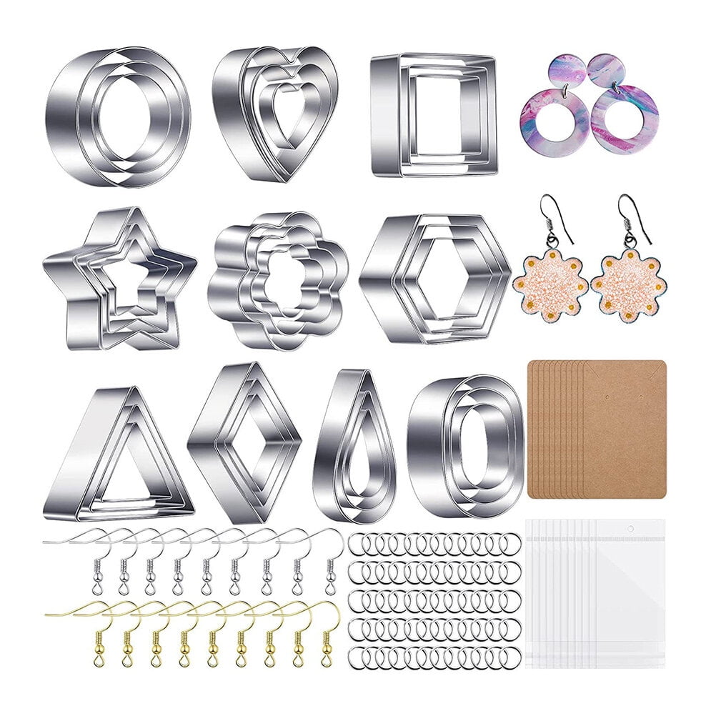 FELTECHELECTR 1 Set Clay Jewelry Making Tool for Earrings and Clay ...