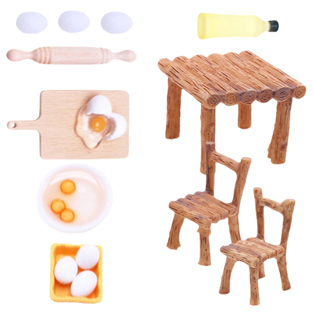 FELTECHELECTR 1 Set Doll House Miniature Baking Props Micro Scene ...