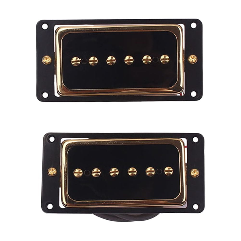 FELTECHELECTR 1 Set Metal Humbucker Pickup Kits Golden Guitar Ups for ...