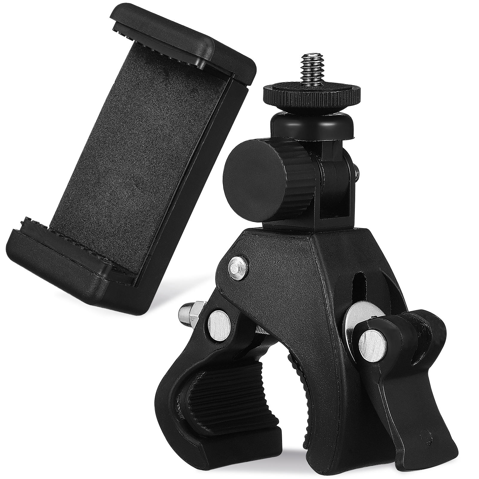 FELTECHELECTR 1 Set Mic Stand Phone Holder with Rotatable Head for ...
