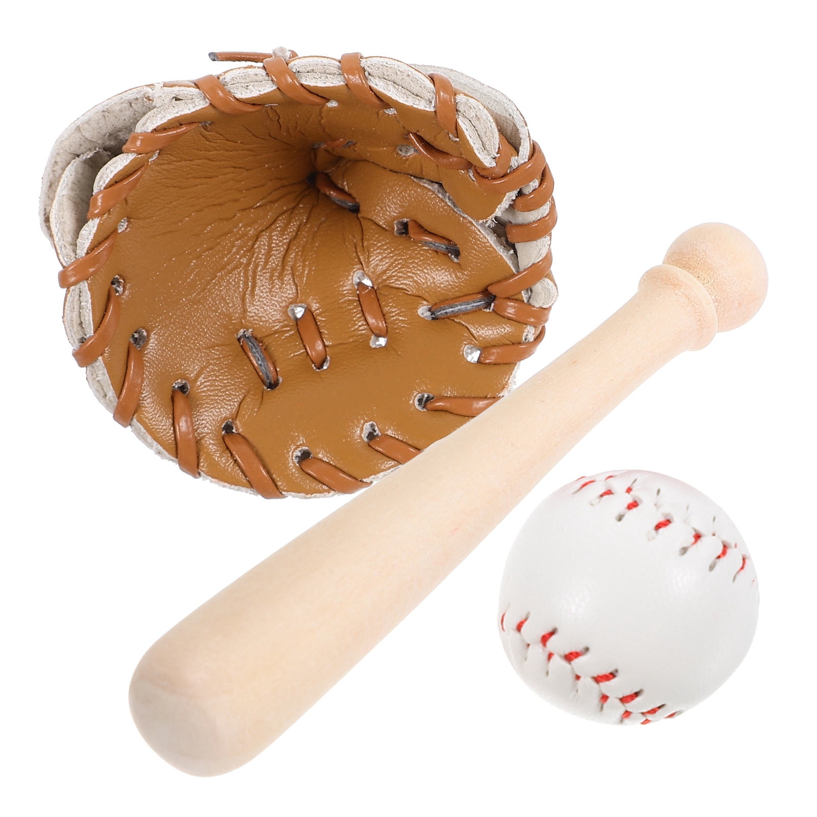 FELTECHELECTR 1 Set Mini Baseball Bat Decor Stick Shape Collectible For ...