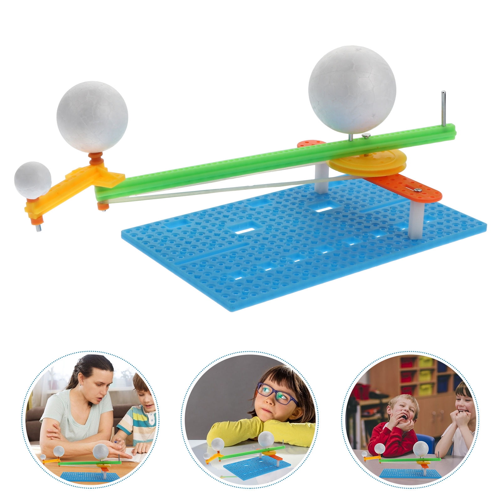FELTECHELECTR 1 Set Sun Earth Moon Model Set Multi-Colored Educational ...