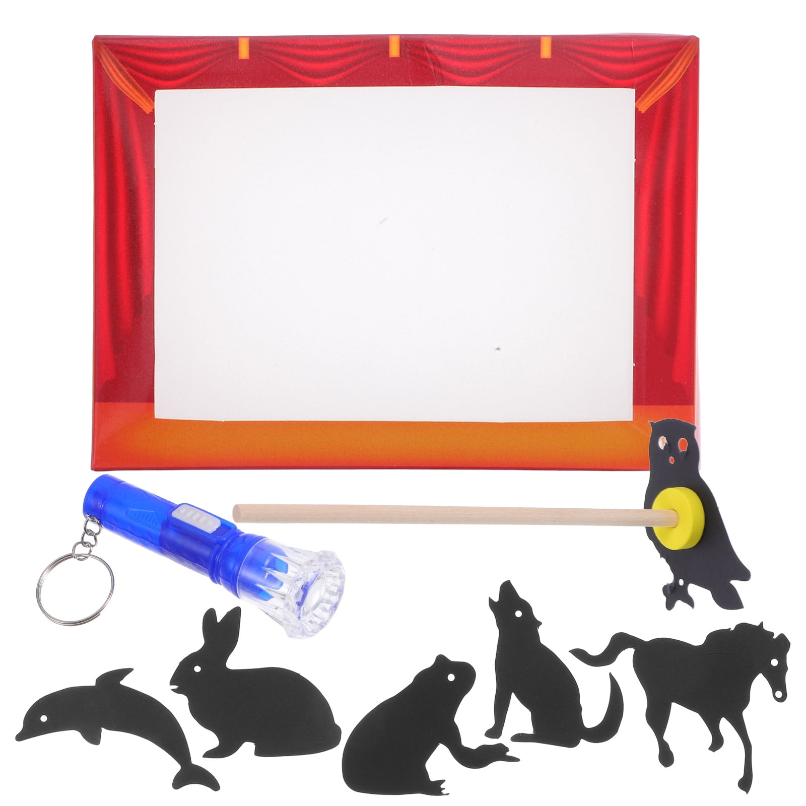 FELTECHELECTR 1 Set Traditional Shadow Puppet for Kids Interested in ...
