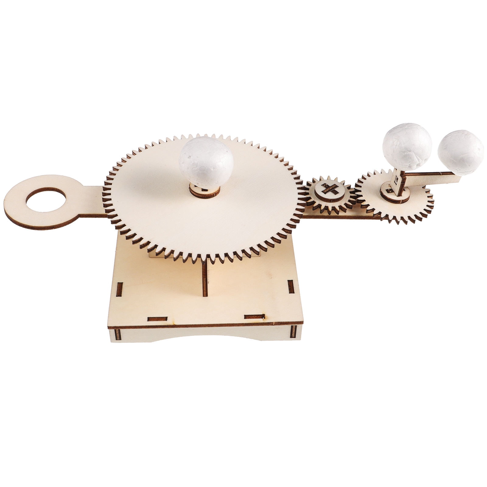 FELTECHELECTR 1 Set Wood Solar System Model Kit for Home Decoration and ...