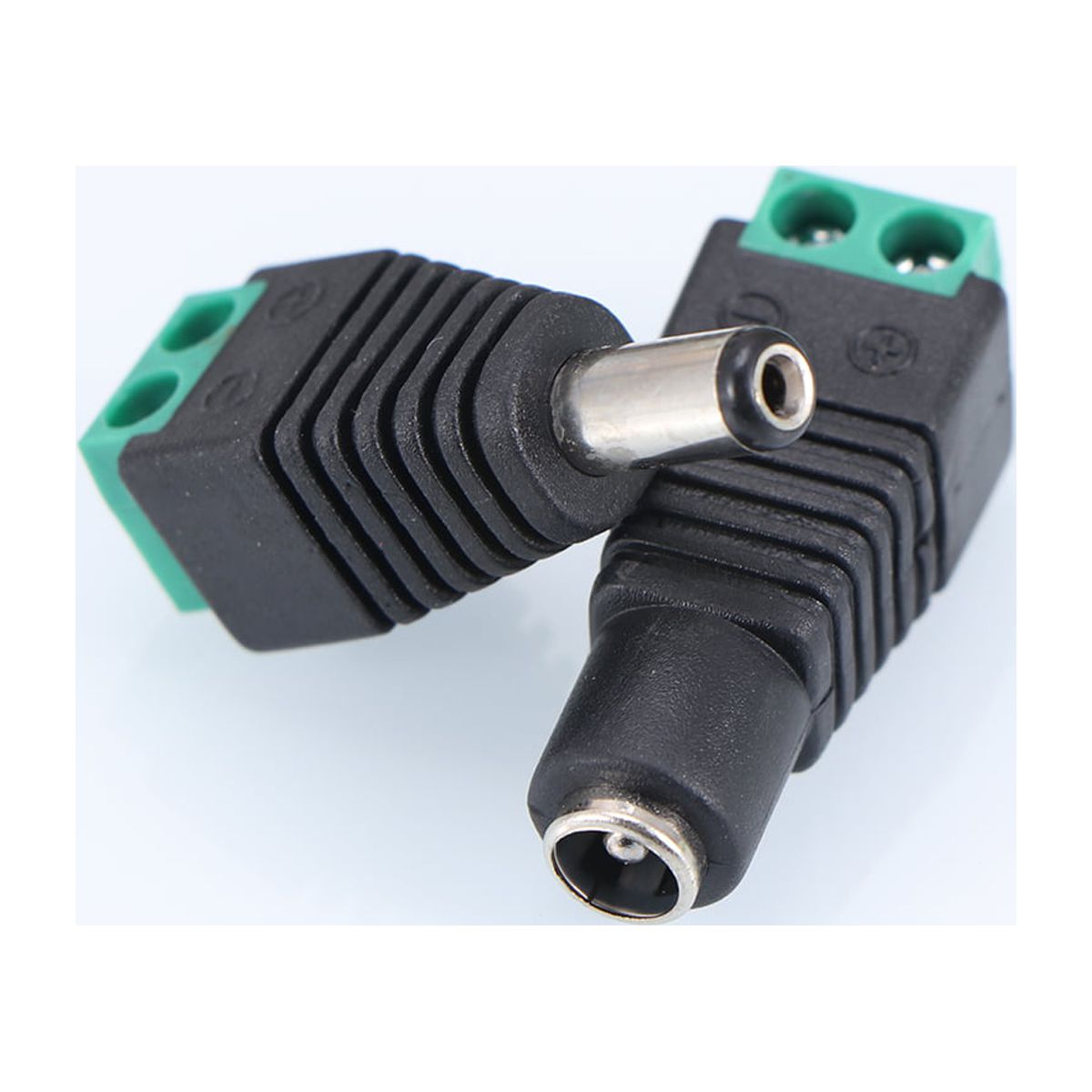 FELTECHELECTR 10 Pairs Male Plug Adapter for CCTV Camera and Led Strip ...