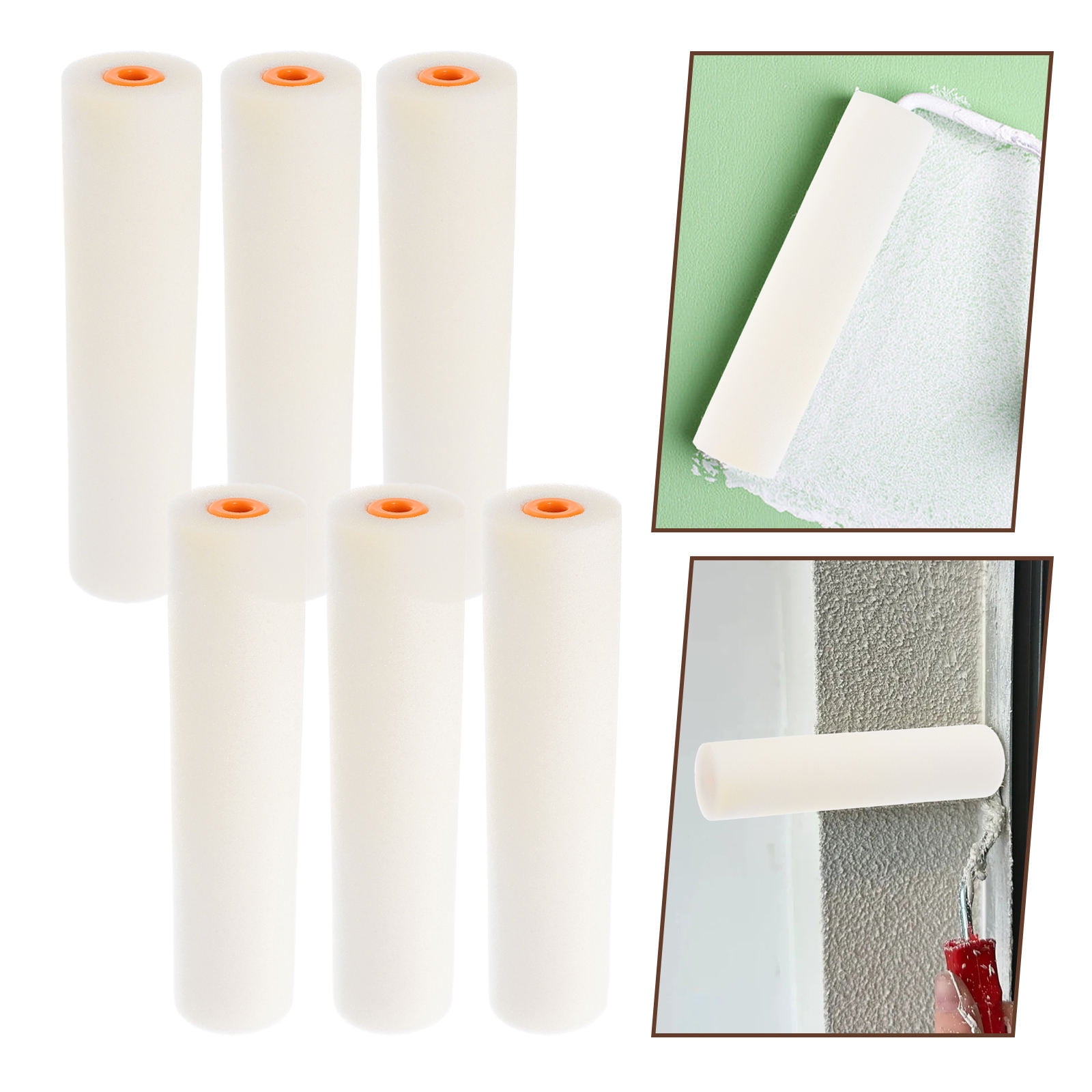 FELTECHELECTR 10 Pcs Foam Sponge Paint Roller Versatile Brush Rollers ...