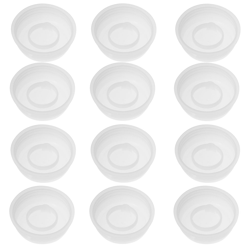 FELTECHELECTR 100 Pcs Plastic Bucket Lid Covers Bung Caps Drum ...