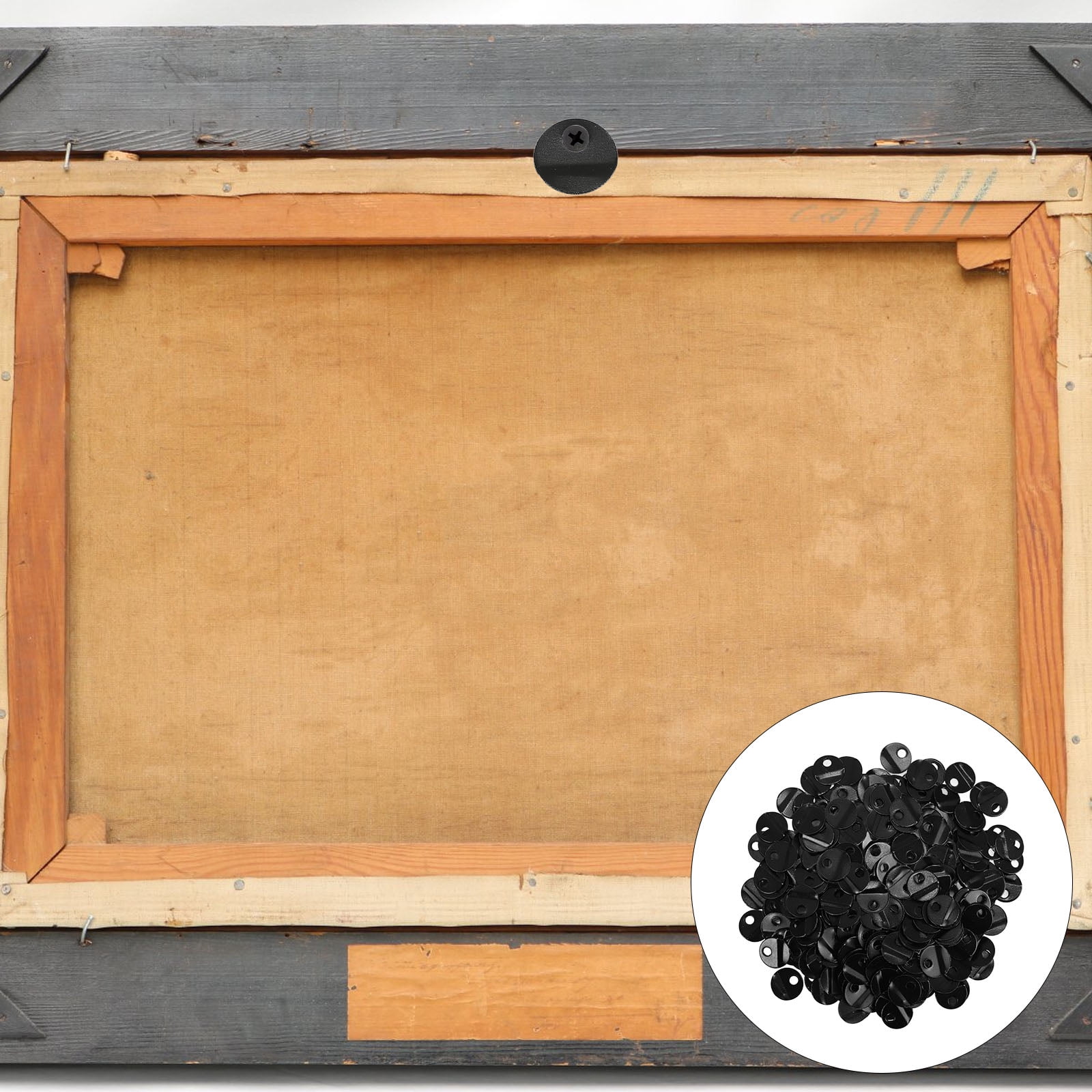 FELTECHELECTR 1000Set Iron Picture Frame Fastener for Simple Design and ...