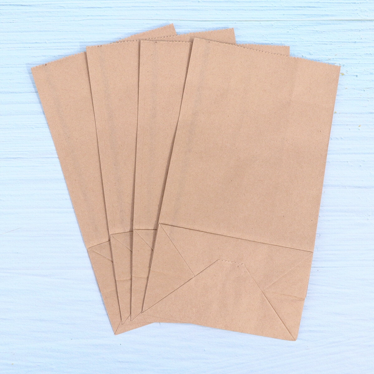 FELTECHELECTR 100Pack Paper Snack Bags for Bakery and Packaged Goods ...