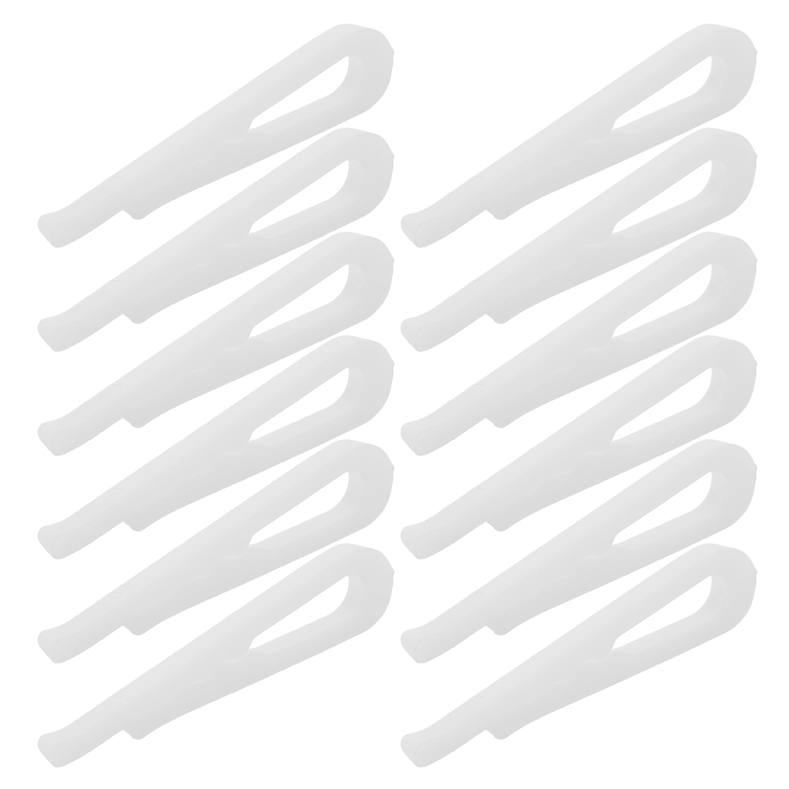 FELTECHELECTR 100Pcs Shirt Clips U Shape Plastic Clothes Fixing for ...