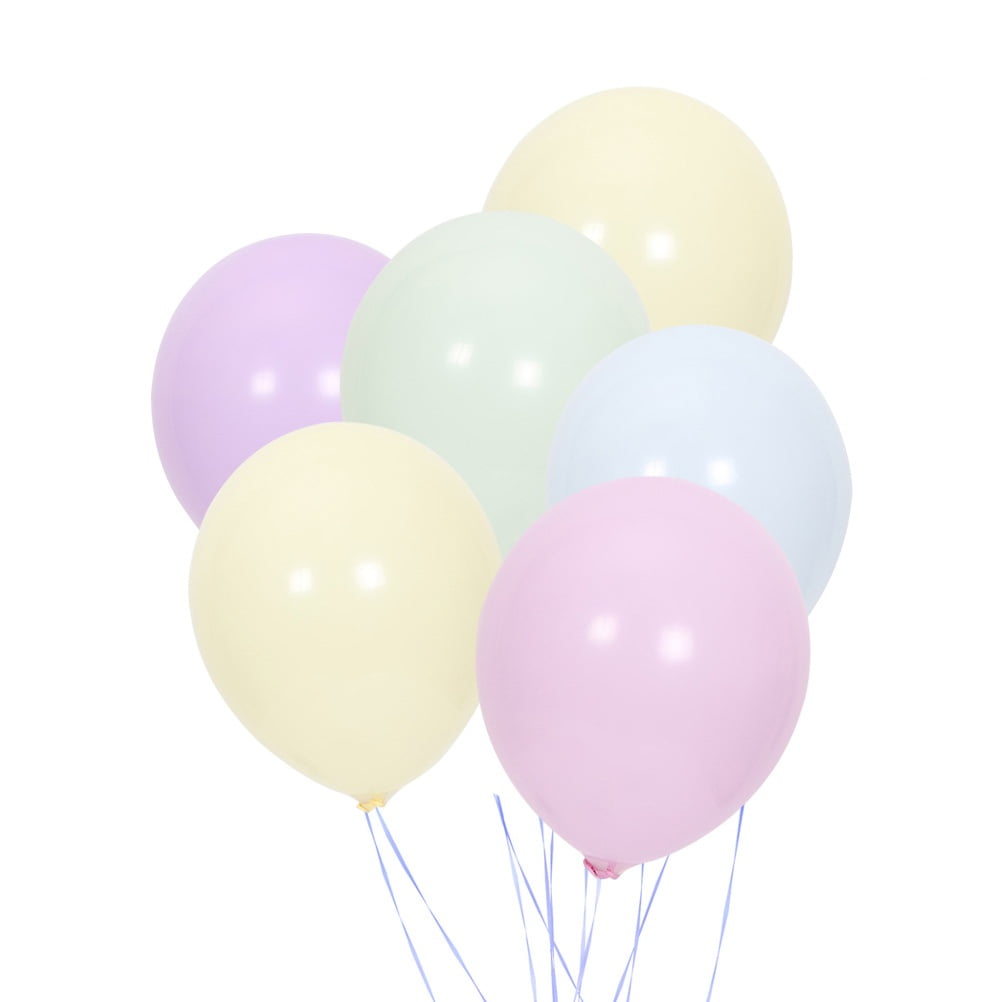 FELTECHELECTR 100Pcs Small Round Balloons Assorted Color Latex For ...