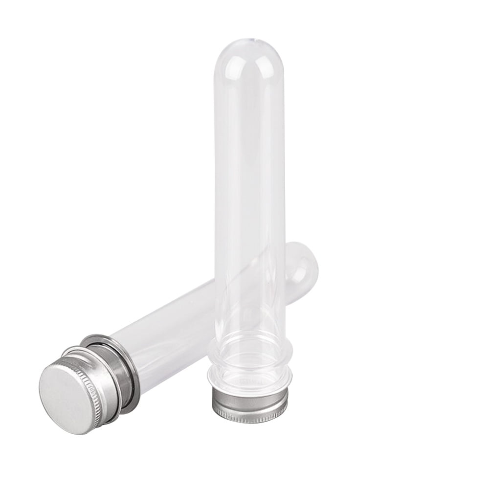 FELTECHELECTR 10Pack Portable Test Tubes Clear Plastic For Separation ...