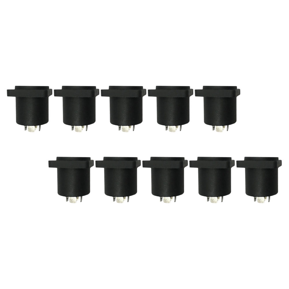 FELTECHELECTR 10Pcs Black Square Speaker Box Terminal for Stage Sound ...