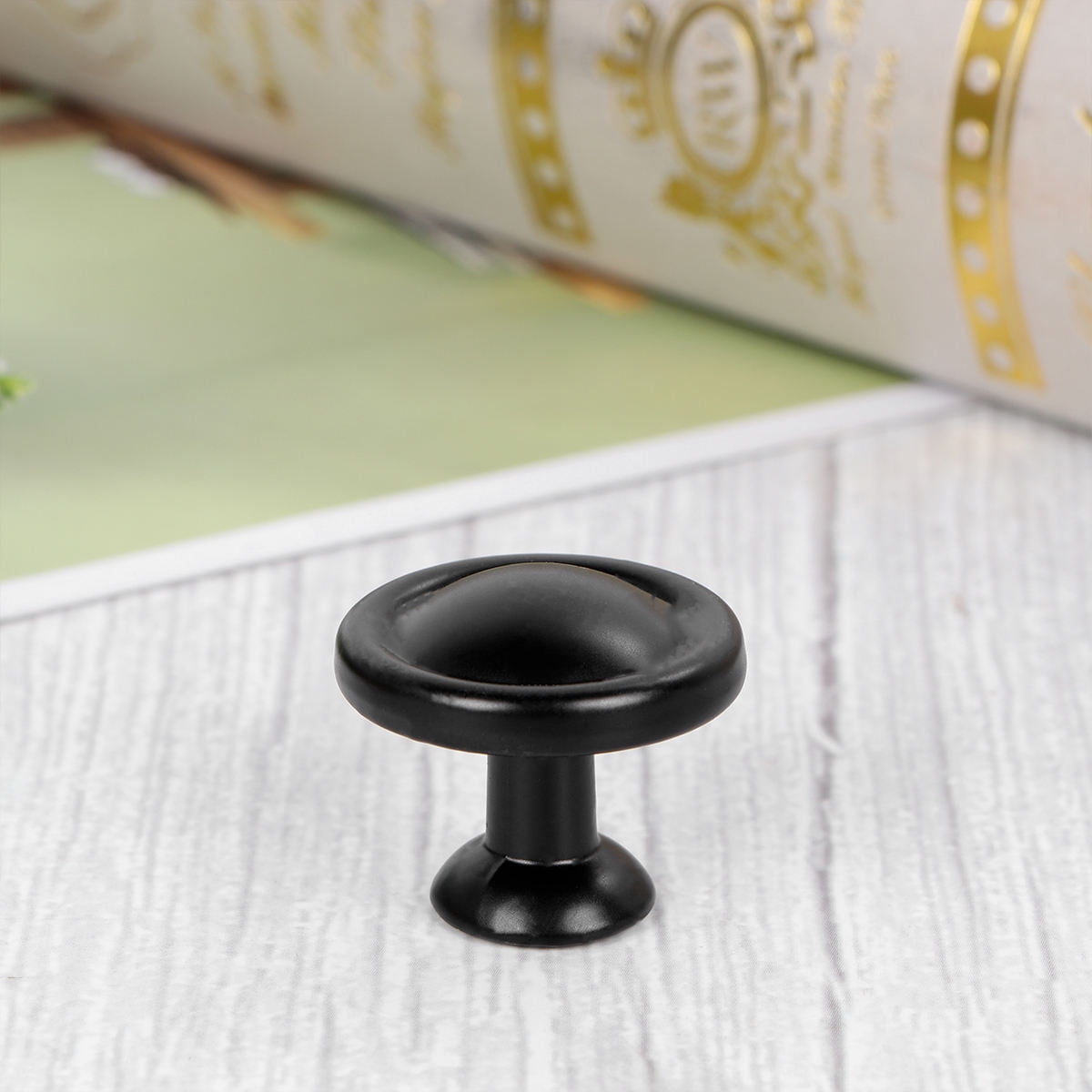 FELTECHELECTR 10Pcs Closet Handles Pull Knob in Black for Kitchen and ...