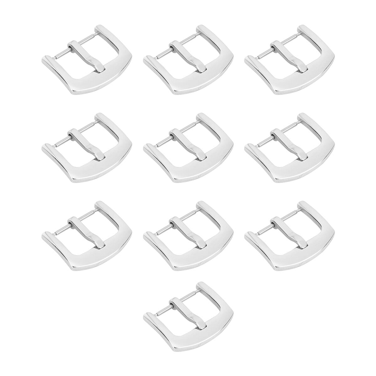 FELTECHELECTR 10Pcs Metal Watch Band Clasp Replacement Buckle Diy ...
