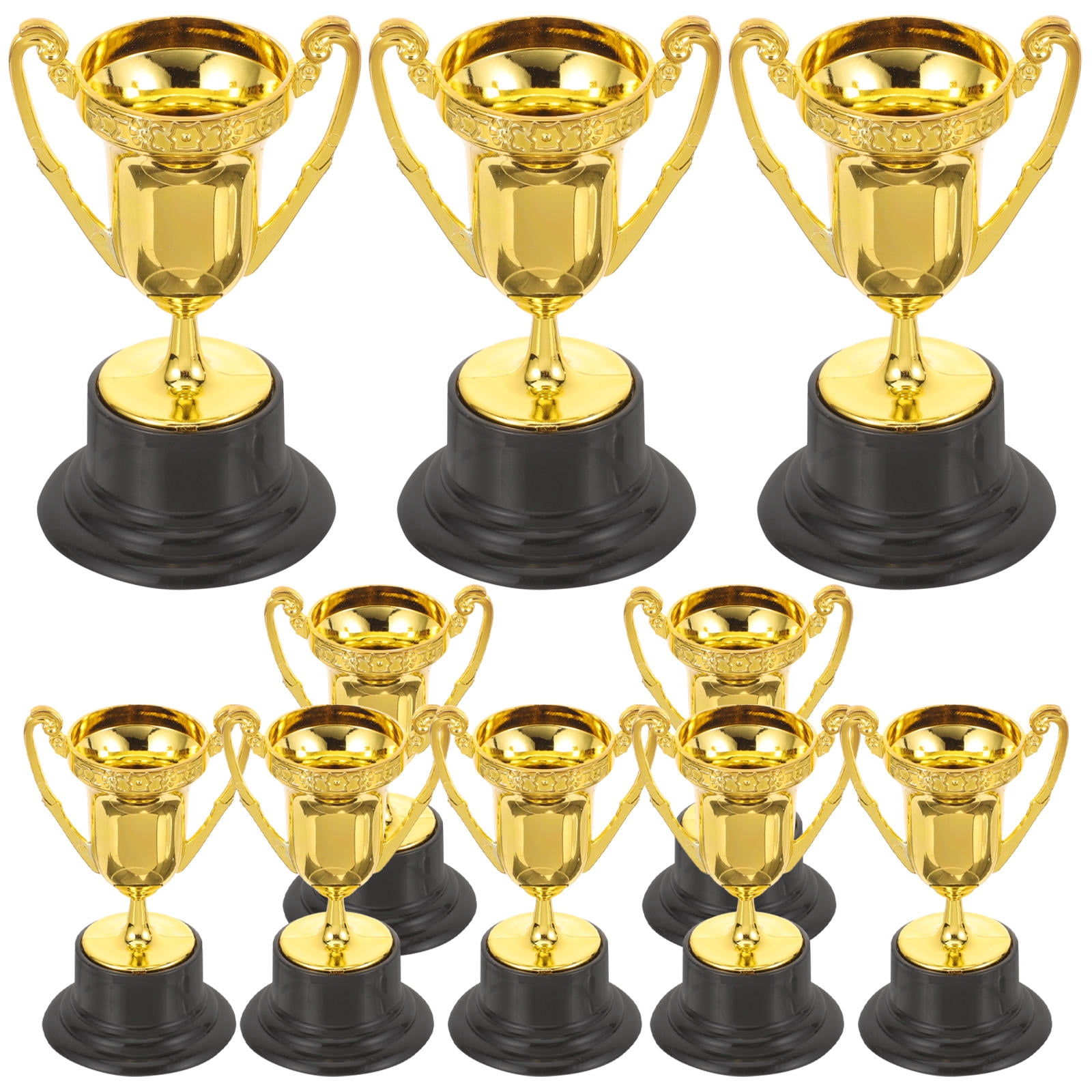 FELTECHELECTR 10Pcs Prizes for Elementary Students Golden Mini Plastic ...