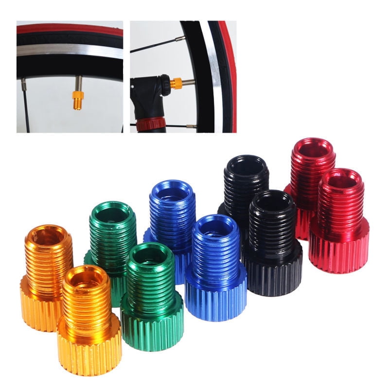 FELTECHELECTR 10Pcs Valve Adapter for Cyclists in Green for Bicycle ...